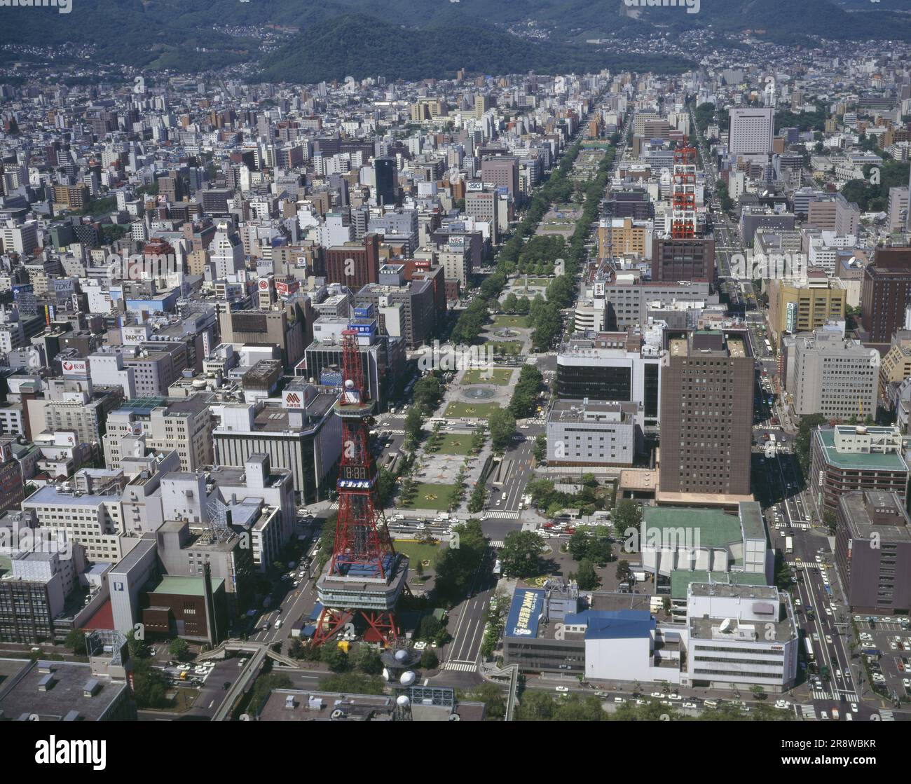 Aerial view of sapporo city hi-res stock photography and images - Alamy