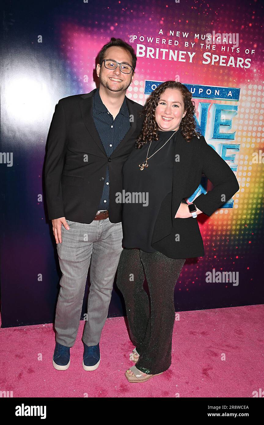 Ethan Wolfe and Emily Epstein attends the Broadway opening night of ...