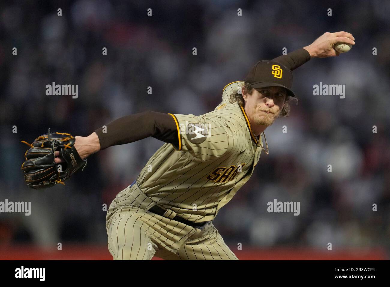 San Diego Padres' Tim Hill during a baseball game against the San ...