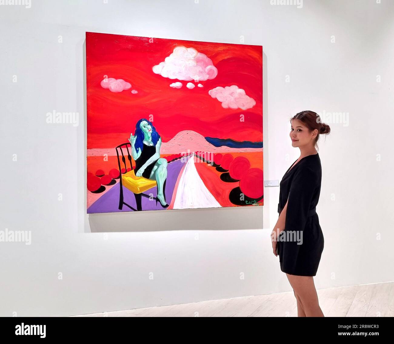 Bangkok, Thailand - June 10, 2023 : Thai Contemporary Art "My Brushwork" Solo art Exhibition by ...