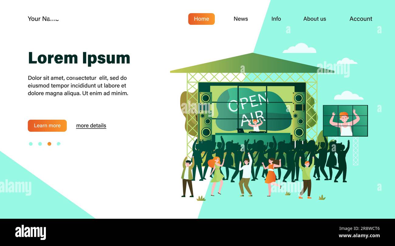 Entertaining outdoors Stock Vector Images - Alamy