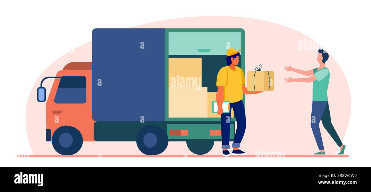 Order delivery service Stock Vector Image & Art - Alamy