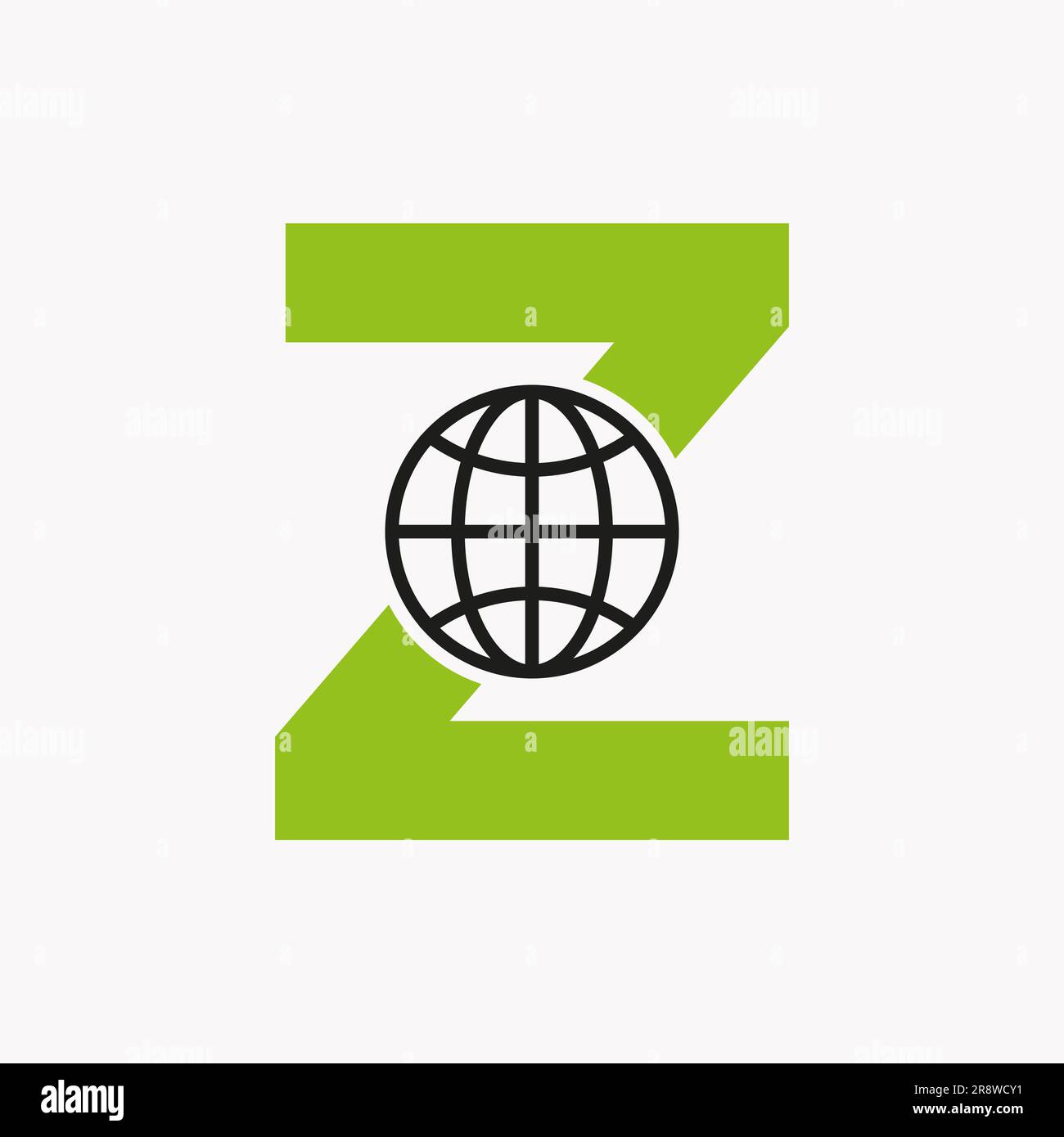 Letter Z Global Logo Design. Global Logotype Symbol Vector Template ...