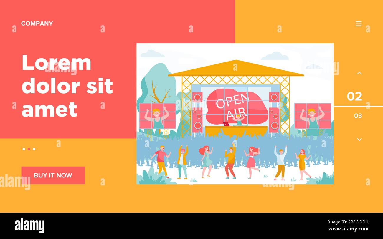 Entertaining outdoors Stock Vector Images - Alamy