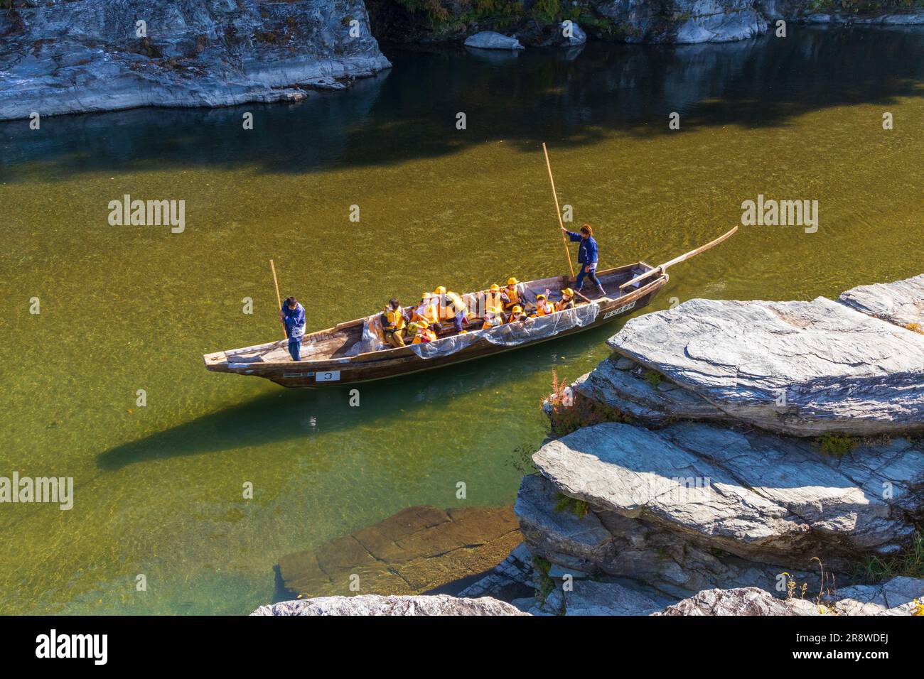 Nagatoro Line Rafting Stock Photo - Alamy
