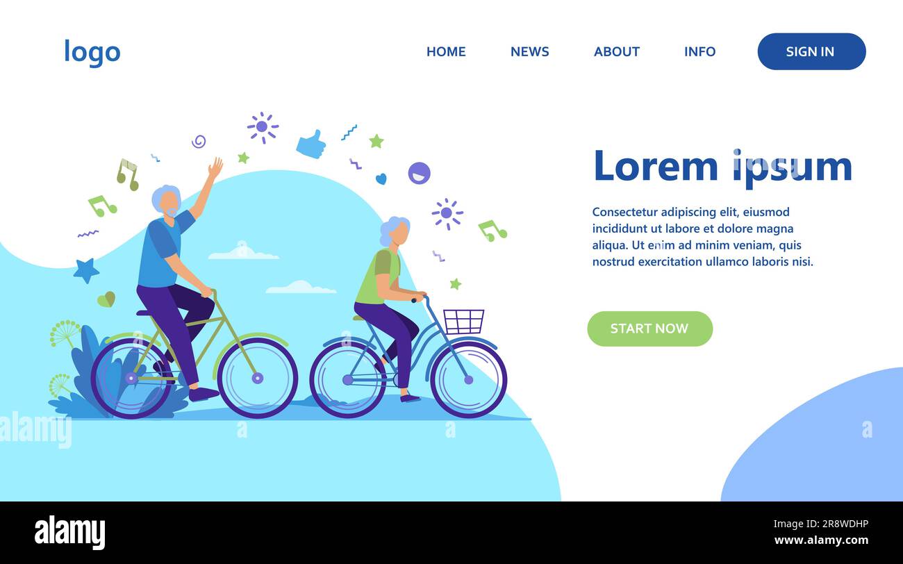 Senior man grey hair in Stock Vector Images - Alamy