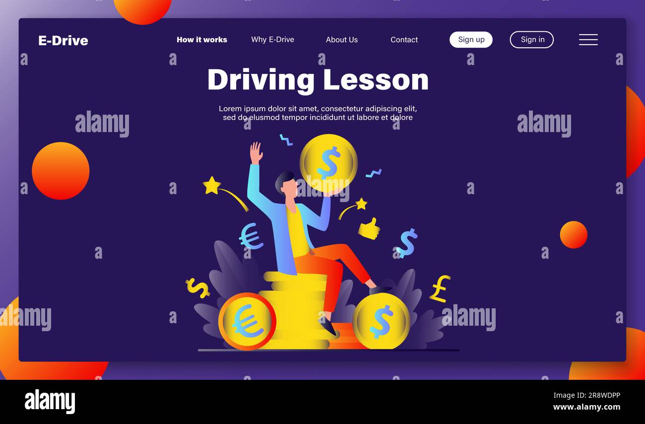 Happy businessman earning money flat vector illustration Stock Vector ...