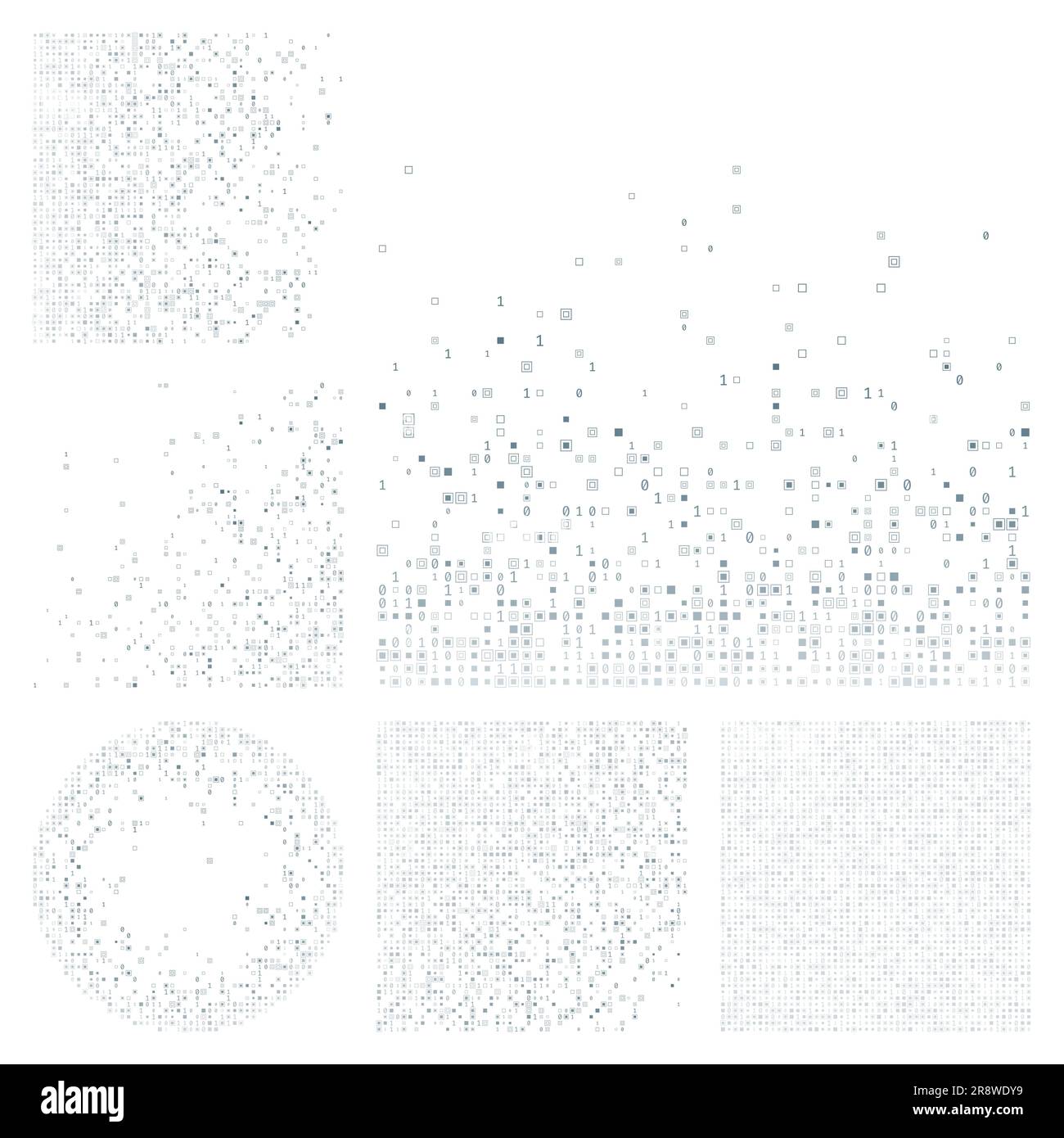 Abstract blue digital communication technology Cut Out Stock Images ...