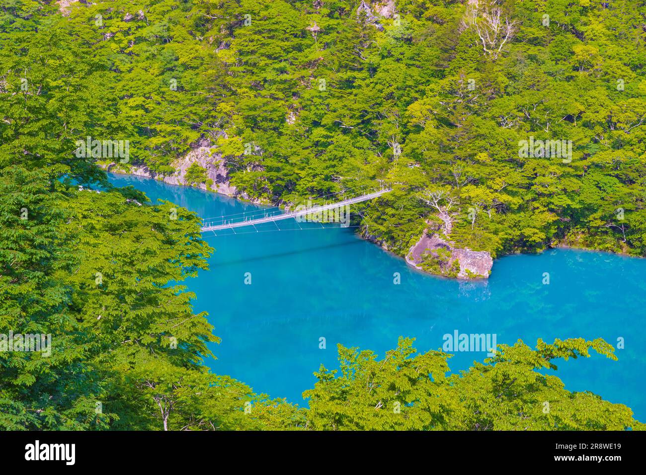 Dream Suspension Bridge in Sunmatakyo Stock Photo - Alamy