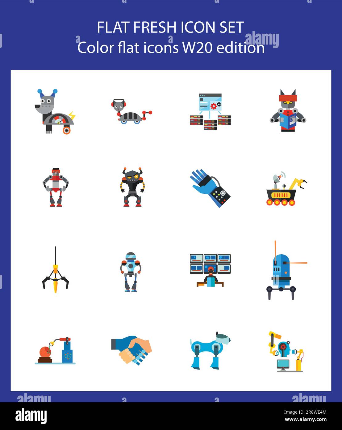 New robots Stock Vector Images - Alamy