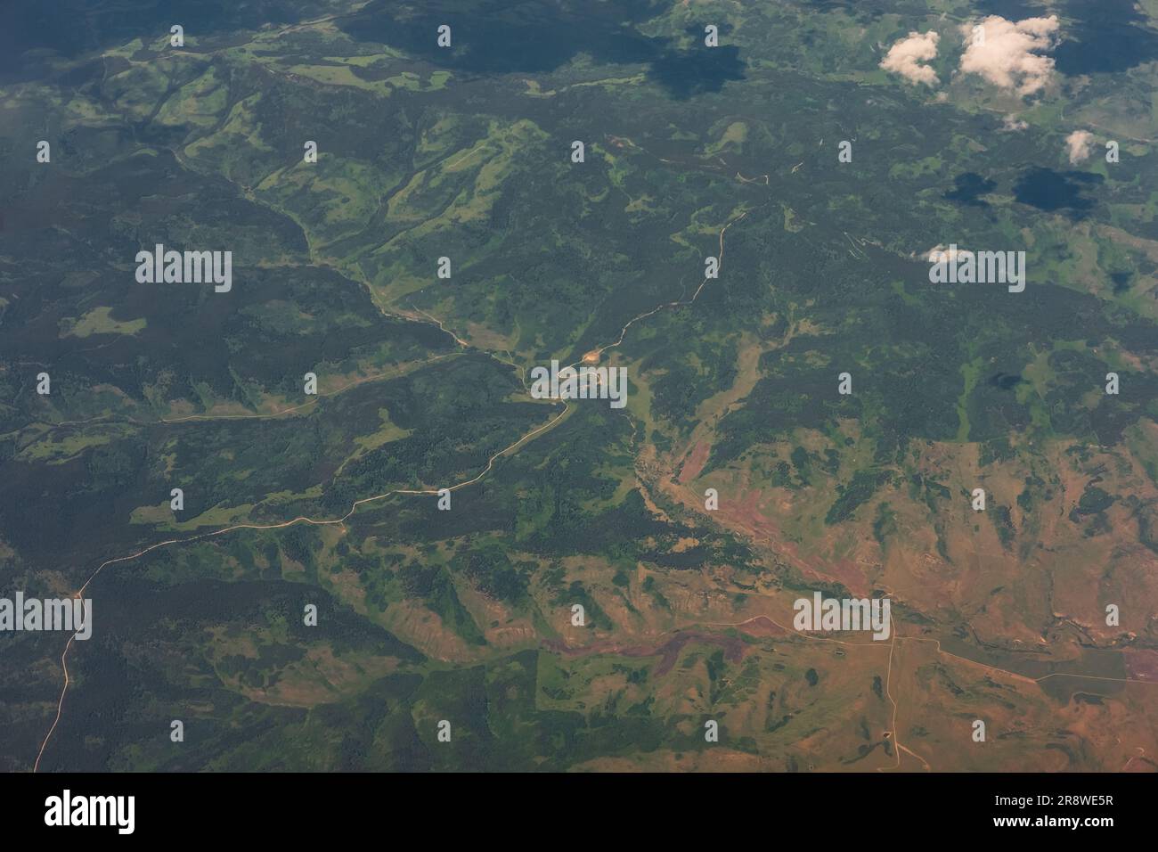 Aviation airplane aircraft over aerial altitude high up above below hi ...