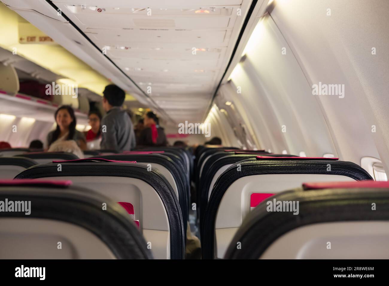 Inside interior economy cabin seating hi-res stock photography and ...