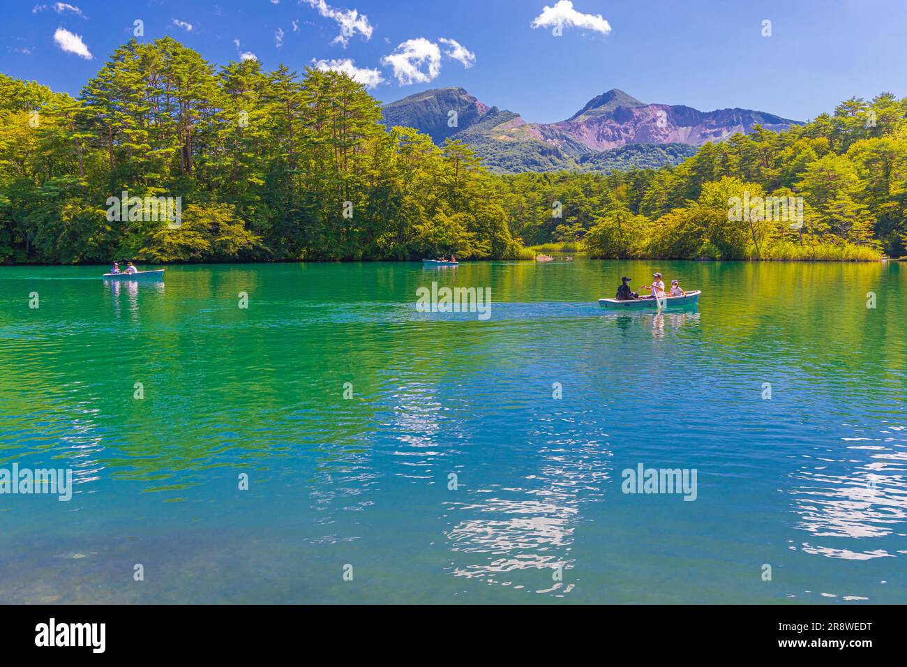 Bishamon-numa and Mt Stock Photo - Alamy