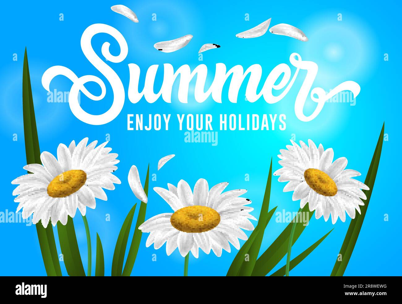 Summer enjoying enjoy summertime Stock Vector Images - Alamy