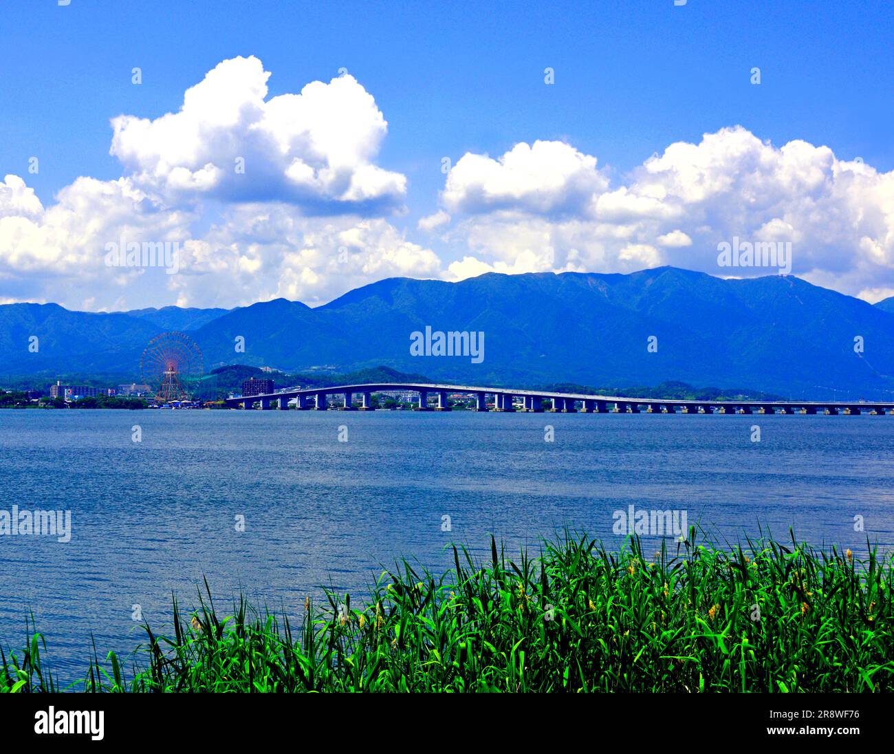 Biwako Ohashi bridge Stock Photo - Alamy