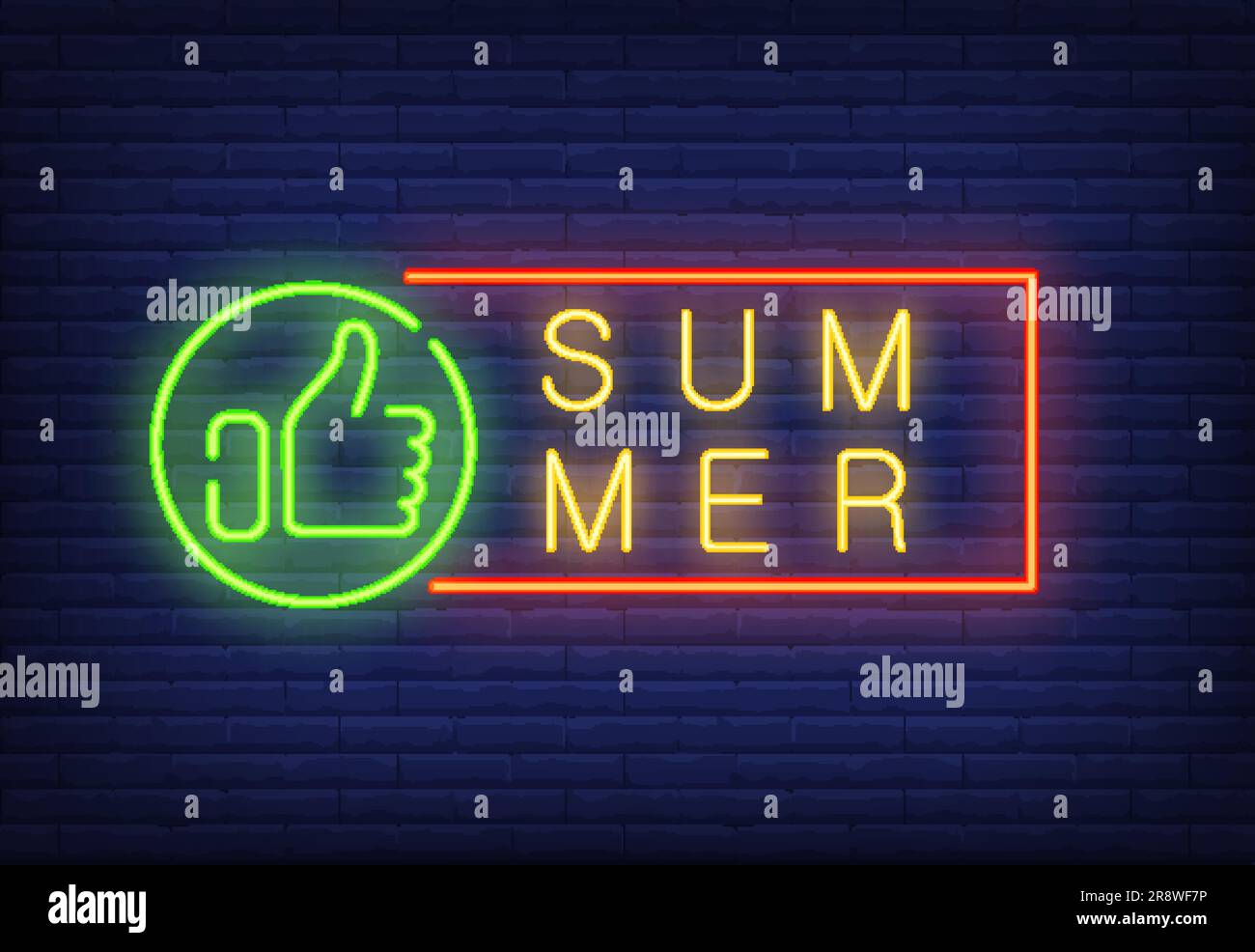 Red glowing font in Stock Vector Images - Alamy