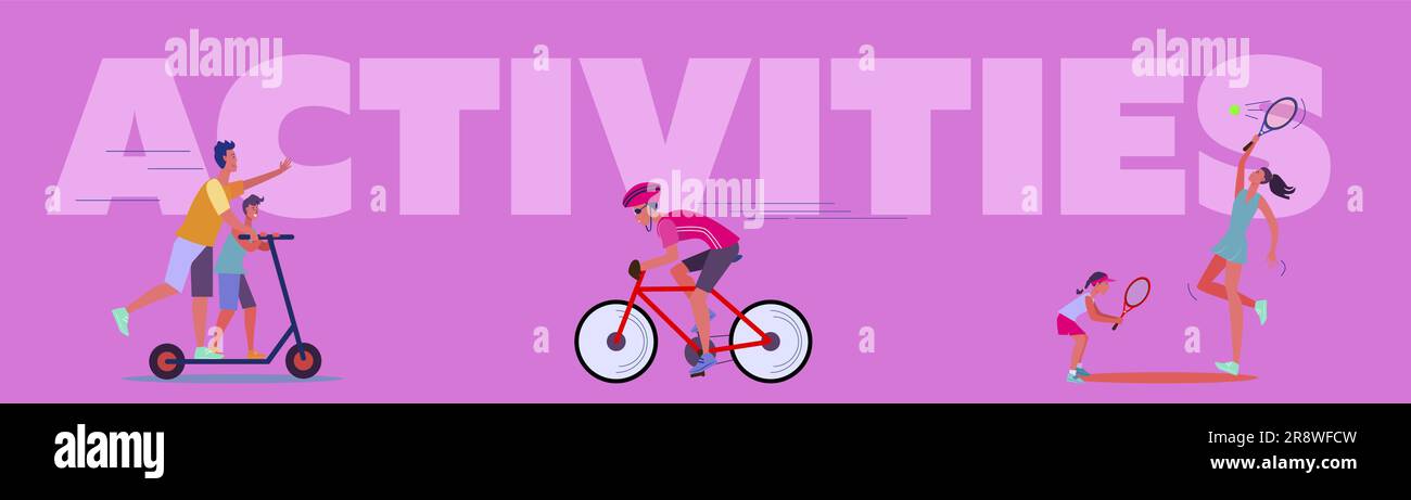 Outdoor sport activities set Stock Vector Image & Art - Alamy