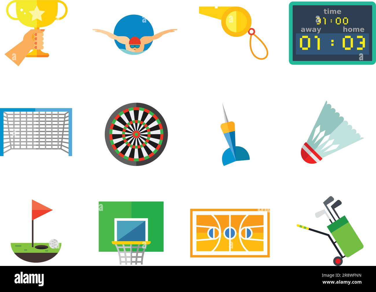 Sport Games Icon Set Stock Vector Image & Art - Alamy