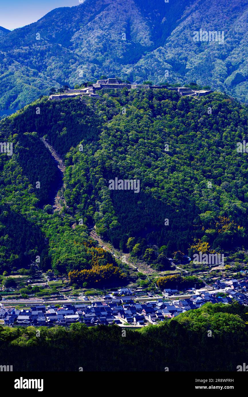 Takeda Castle ruins Stock Photo - Alamy