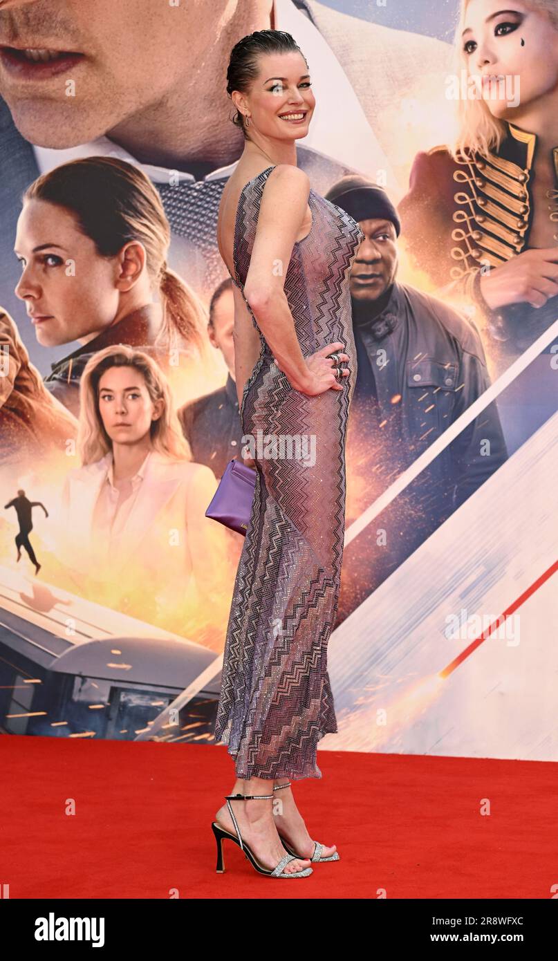 London, UK. 22nd June, 2023. Rebecca Romijn at the Mission Impossible ...