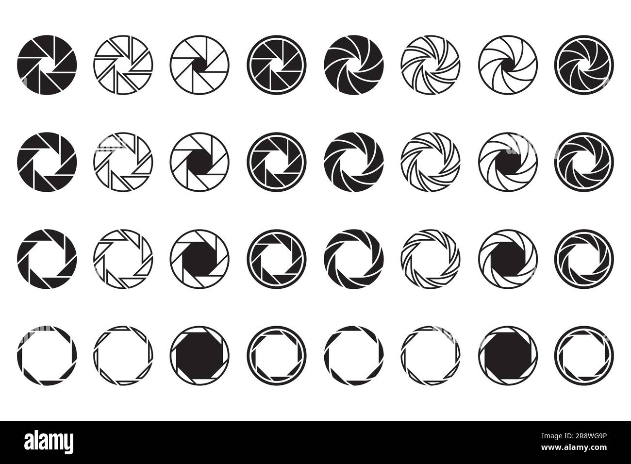 Camera lens signs set Stock Vector Image & Art - Alamy