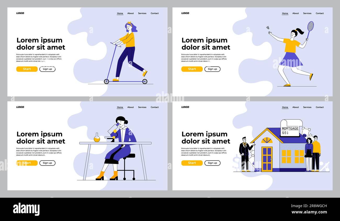 Scientific activities Stock Vector Images - Alamy