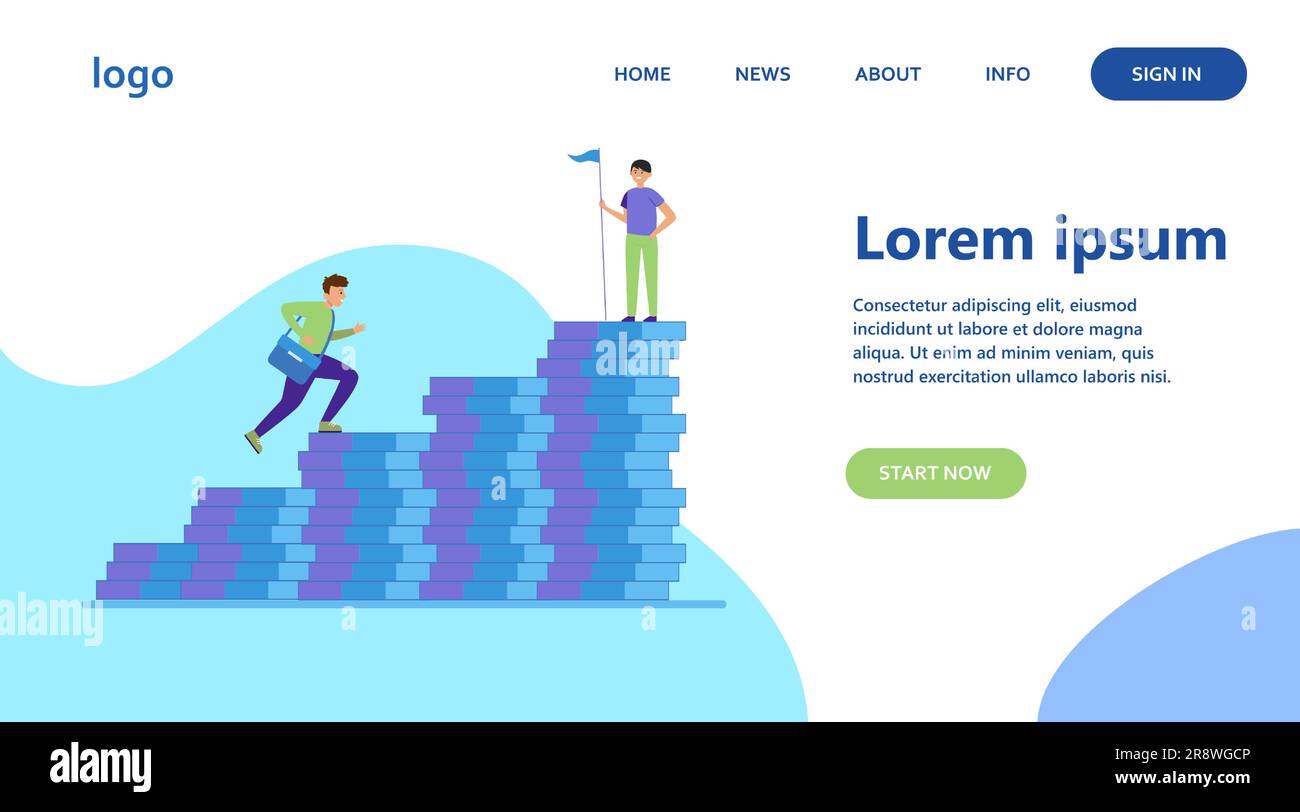 Man climbing on money bar chart Stock Vector Image & Art - Alamy