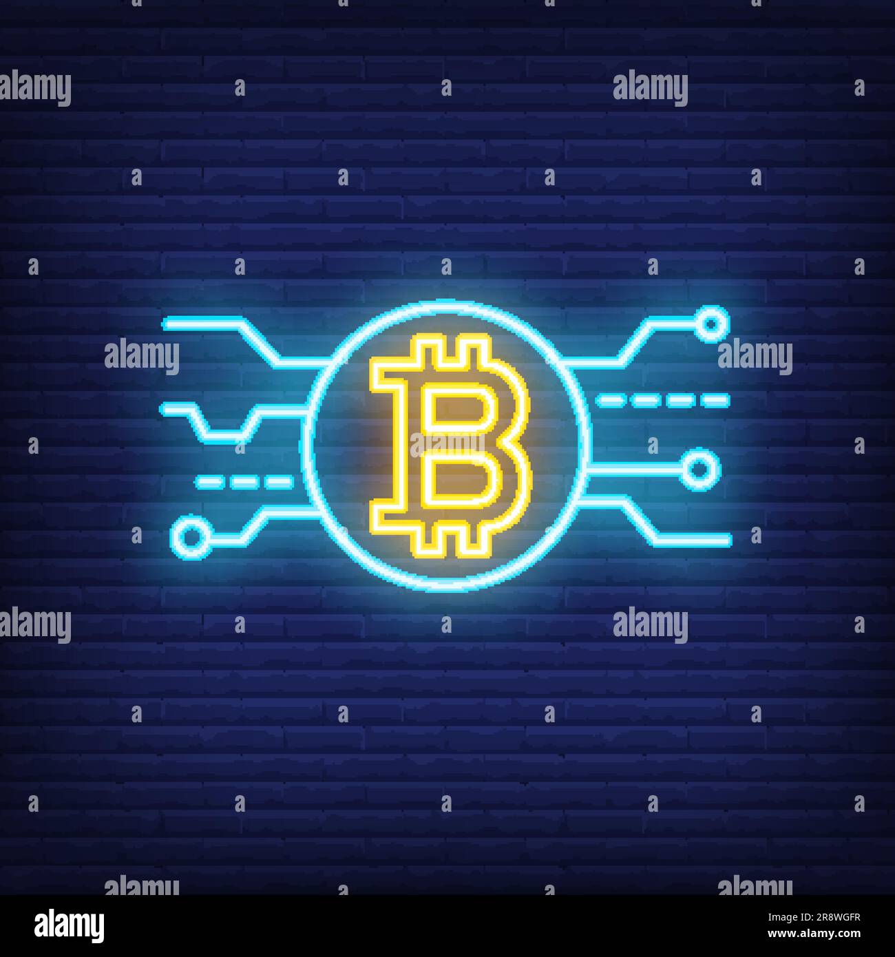 Bitcoin advertisement Stock Vector Images - Alamy