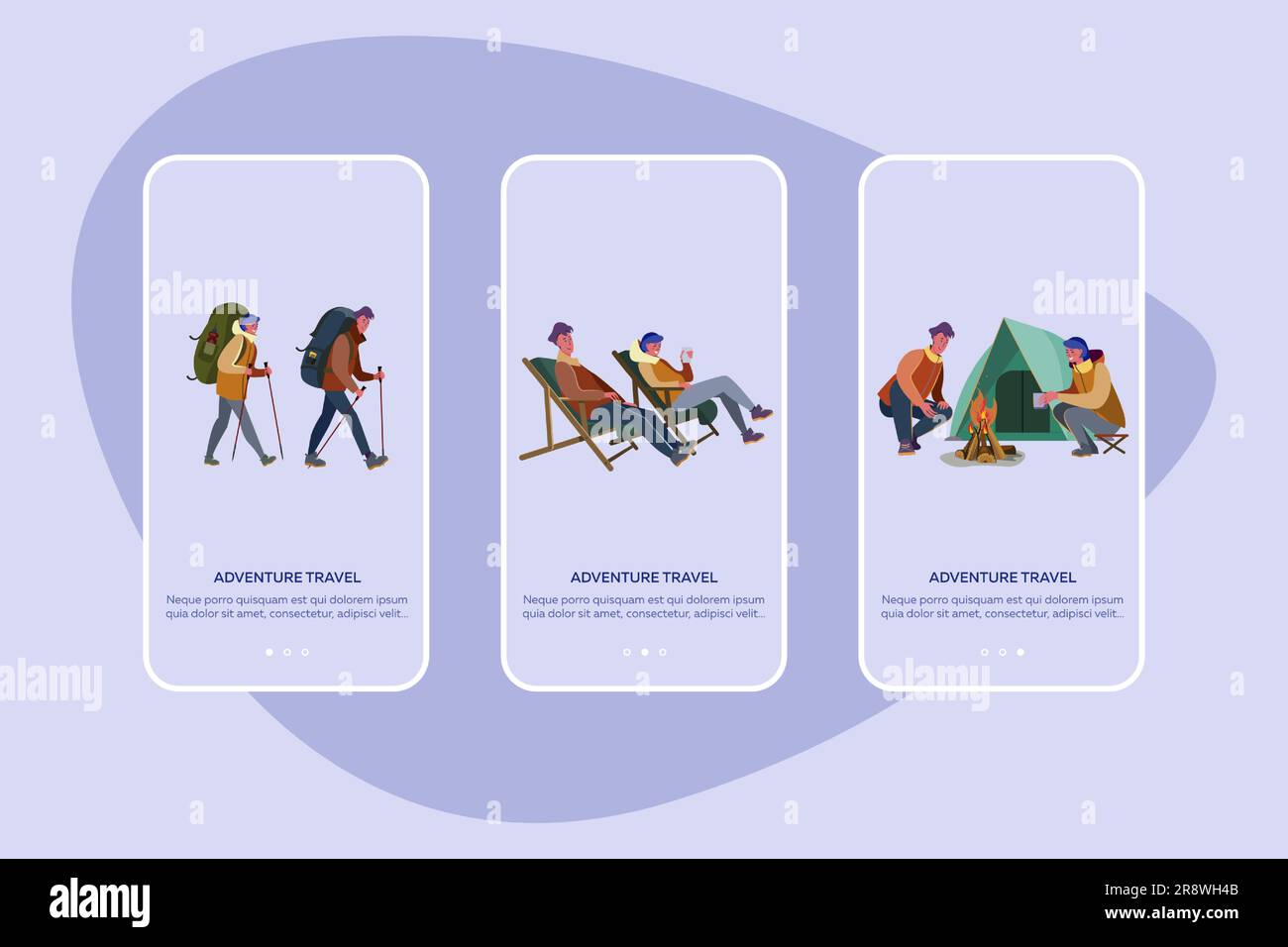 Adventure travel set Stock Vector Image & Art - Alamy