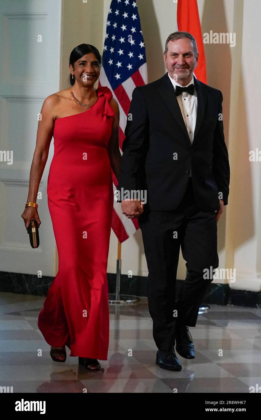 Maryland Lt. Gov. Aruna Miller, and David Miller arrive for the State ...