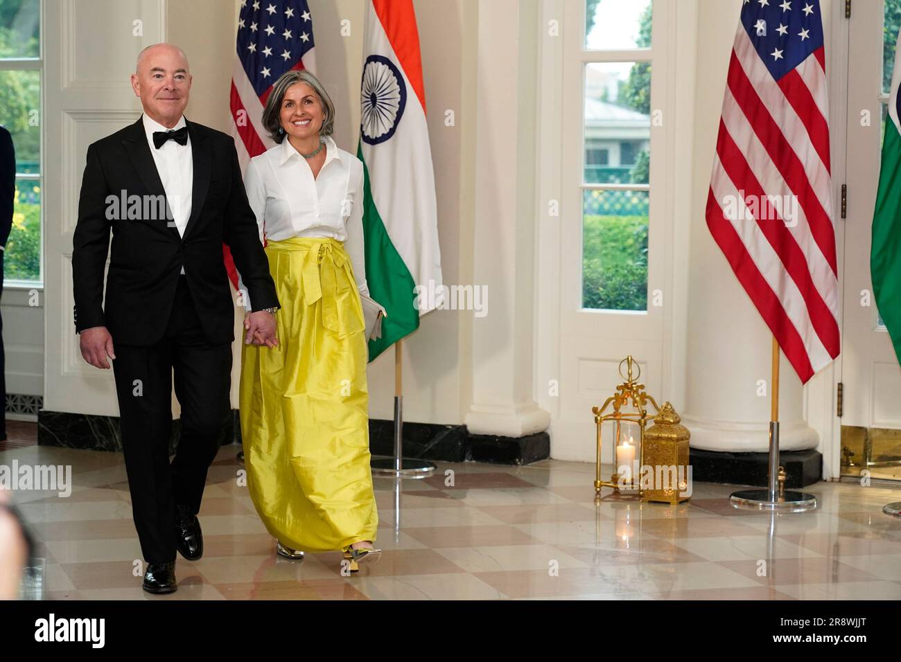 Homeland Security Secretary Alejandro Mayorkas and his wife Tanya ...