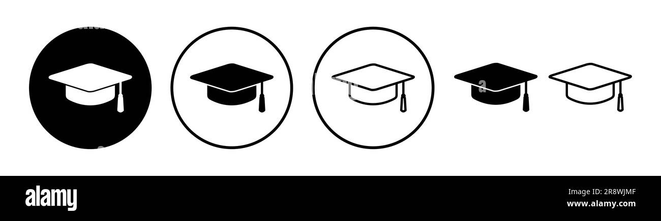 Education icon vector. graduation cap icon vector Stock Vector Image ...