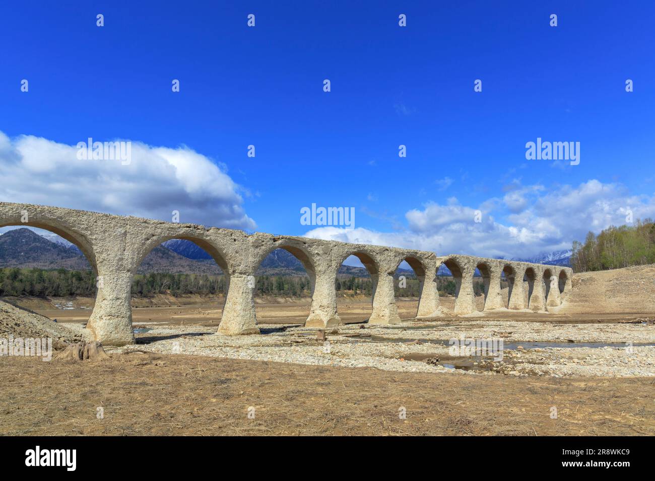 Taushubetsu River Bridge Stock Photo - Alamy