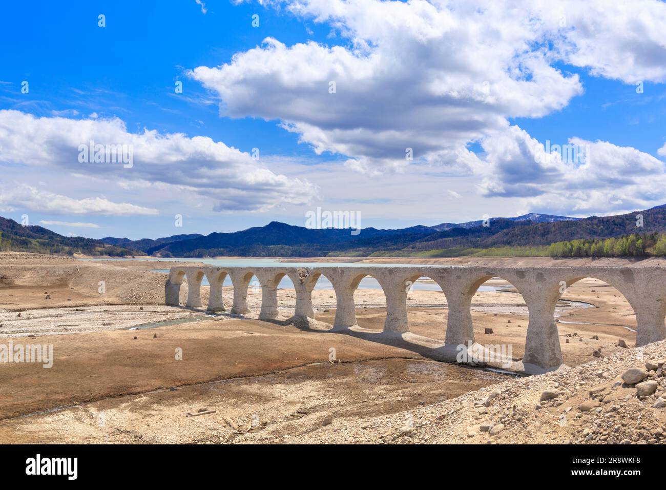 Taushubetsu River Bridge Stock Photo - Alamy