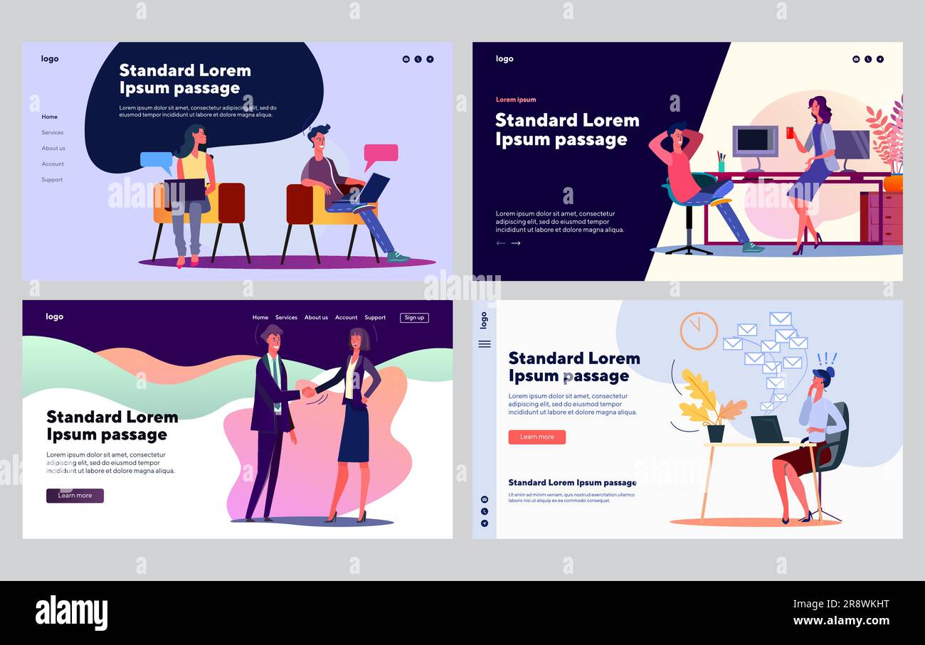 Office colleagues sending text hi-res stock photography and images - Alamy