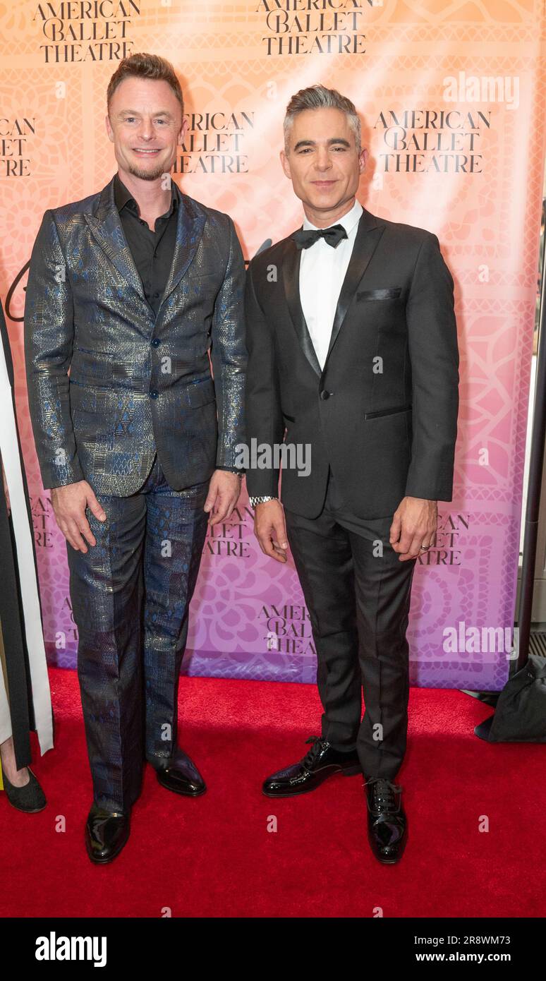 Christopher Wheeldon and Ross Rayburn attend 2023 American Ballet ...