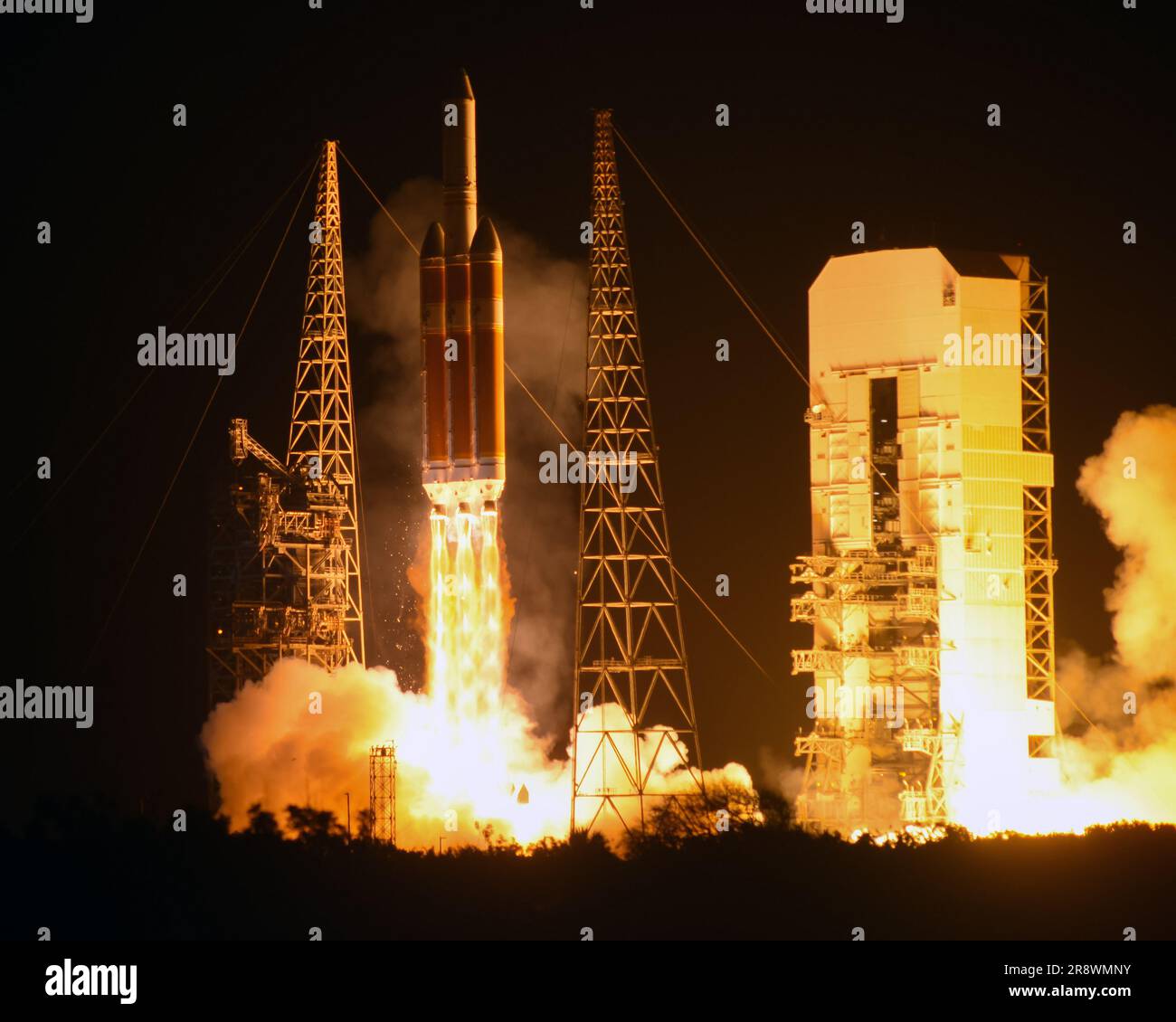 Florida, US, June 22, 2023. A United Launch Alliance Delta IV Heavy ...
