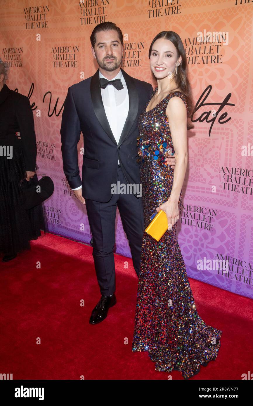 NEW YORK, NEW YORK - JUNE 22: Christine Shevchenko (R) attends the 2023 American Ballet Theater ...