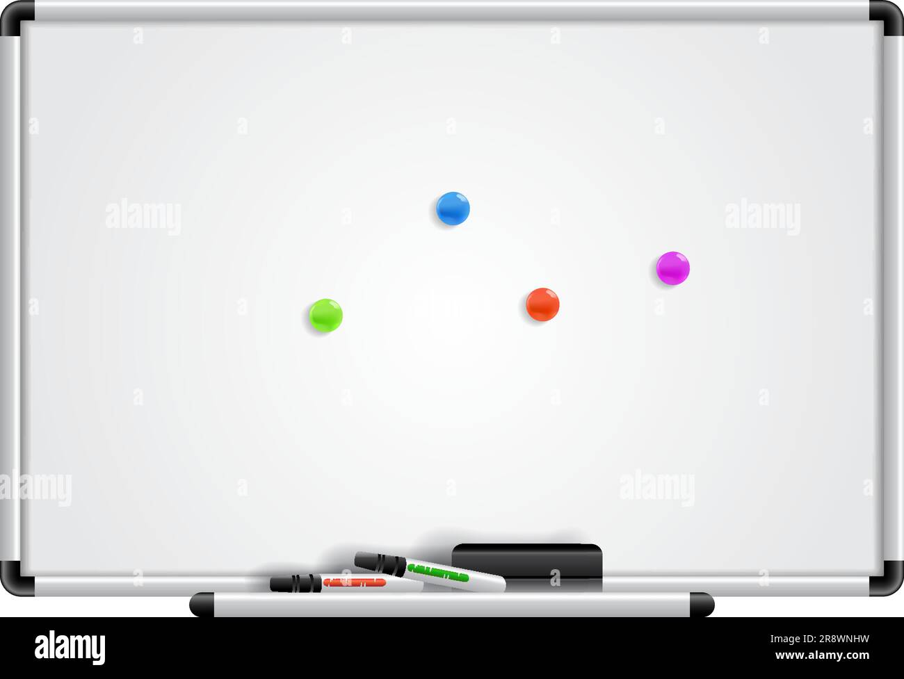 Empty whiteboard school cartoon hi-res stock photography and images - Alamy