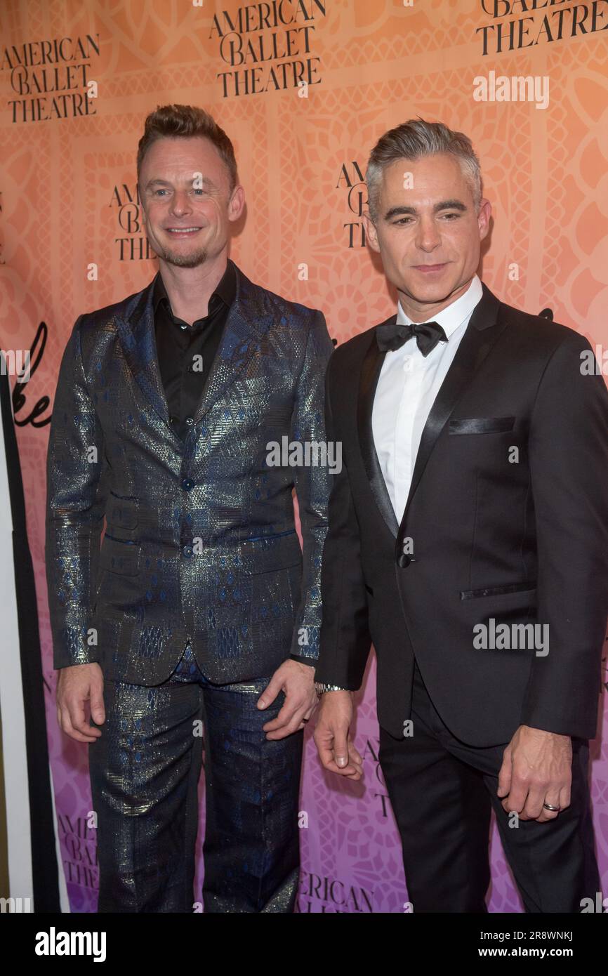 NEW YORK, NEW YORK - JUNE 22: Christopher Wheeldon and Ross Rayburn ...