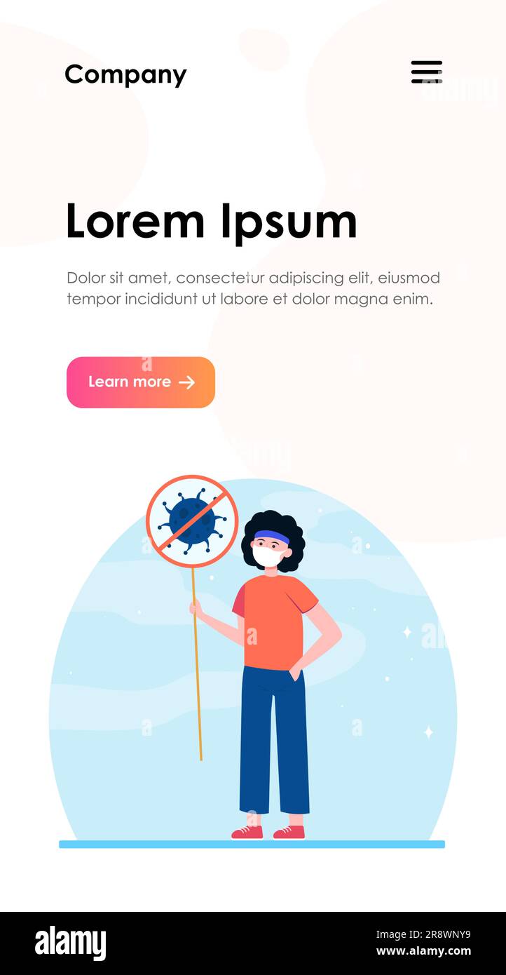 Man holding placard against Cut Out Stock Images & Pictures - Alamy