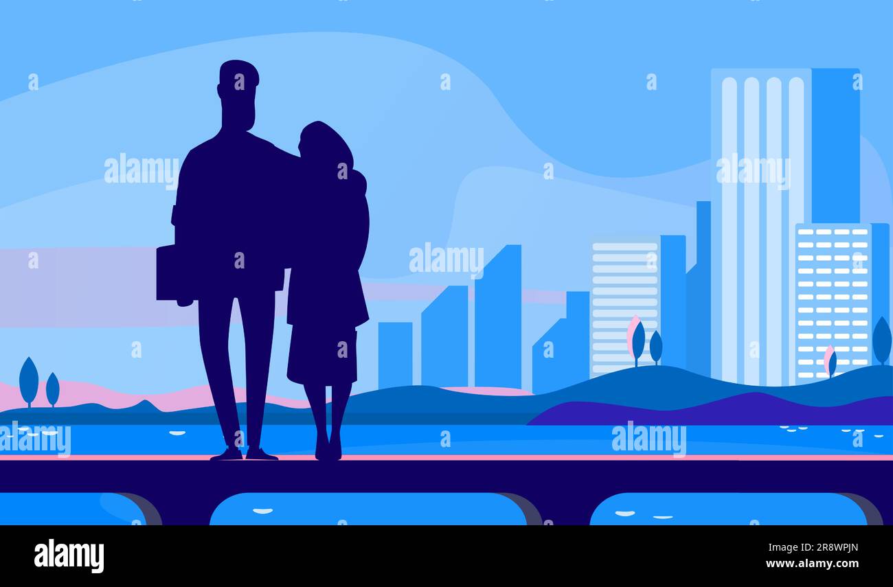 Young woman standing back on Stock Vector Images - Alamy