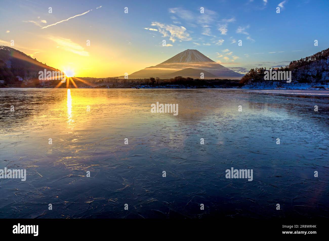 Mt. Fuji in Winter Stock Photo - Alamy