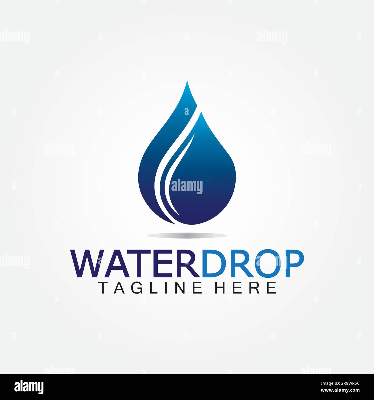 Water Drop Logo Vector Design Template Stock Vector Image & Art - Alamy