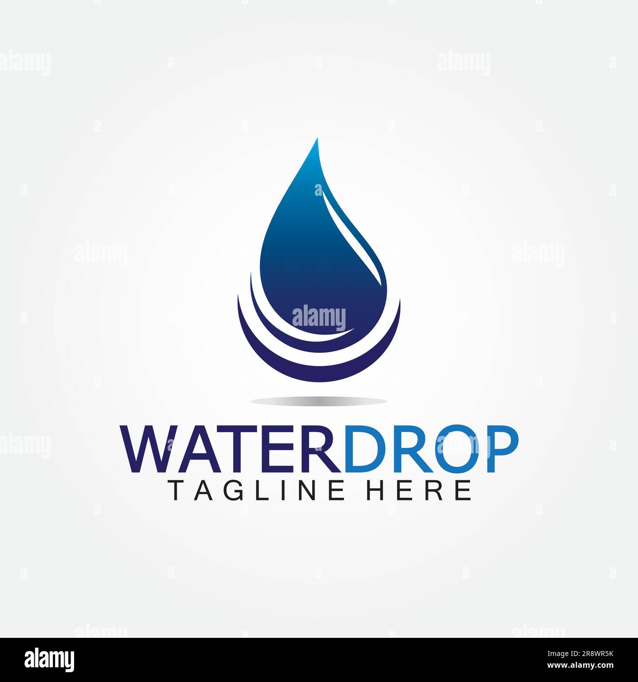 Water Drop Logo Vector Design Template Stock Vector Image & Art - Alamy