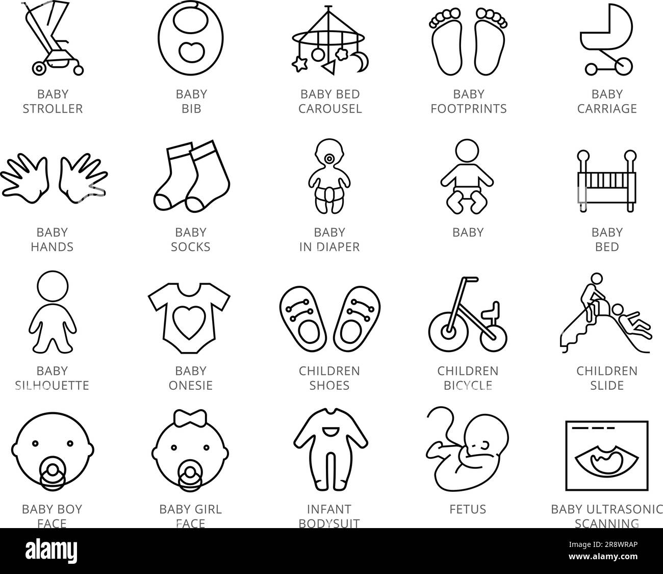 Child shoe footprint Stock Vector Images - Alamy