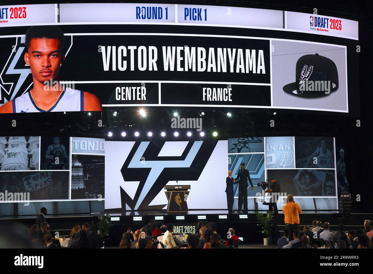 New York City, United States. 22nd June, 2023. French basketball player ...