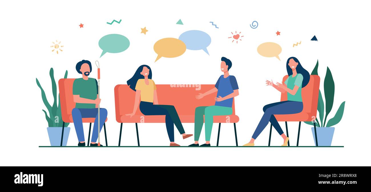 Support group therapy mental Cut Out Stock Images & Pictures - Alamy