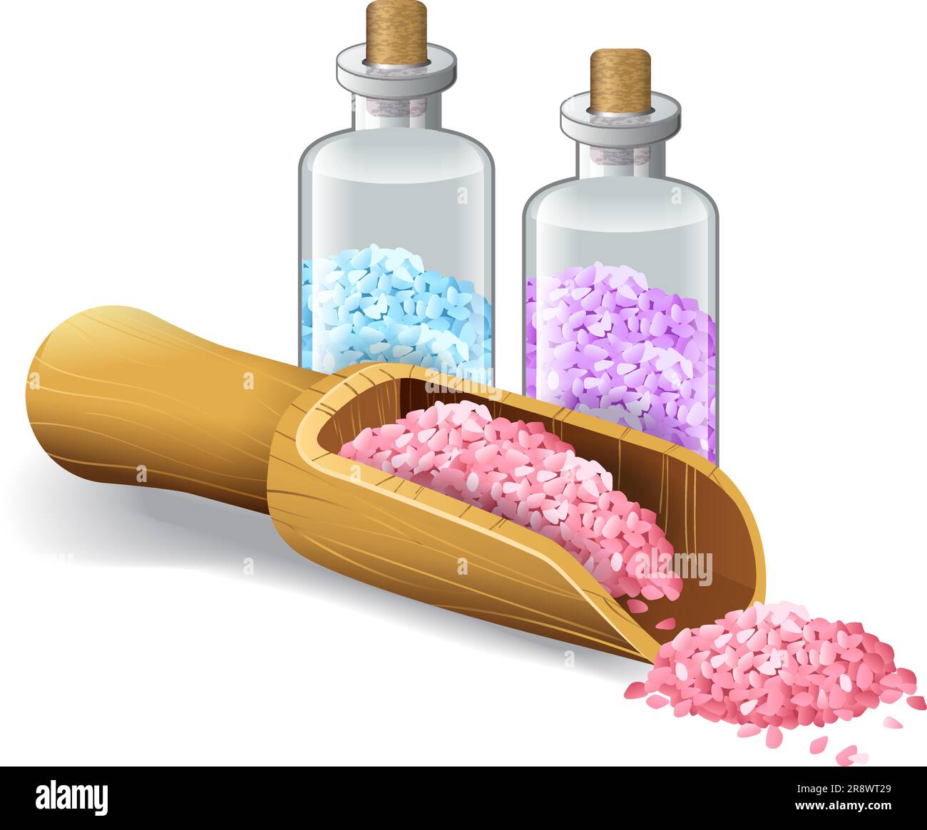 Realistic vector illustration of spa salts Stock Vector Image & Art - Alamy