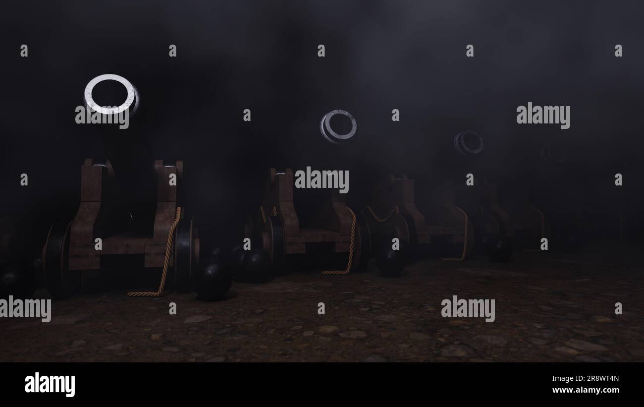 3D illustration Background for advertising and wallpaper in weapon and ...